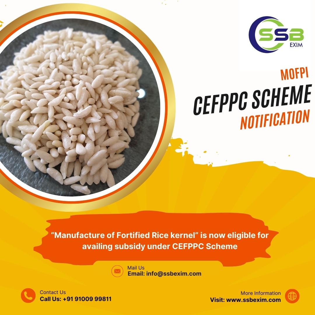 The Proposal for Manufacturing Fortified Rice Kernel is Allowed - SSB ...